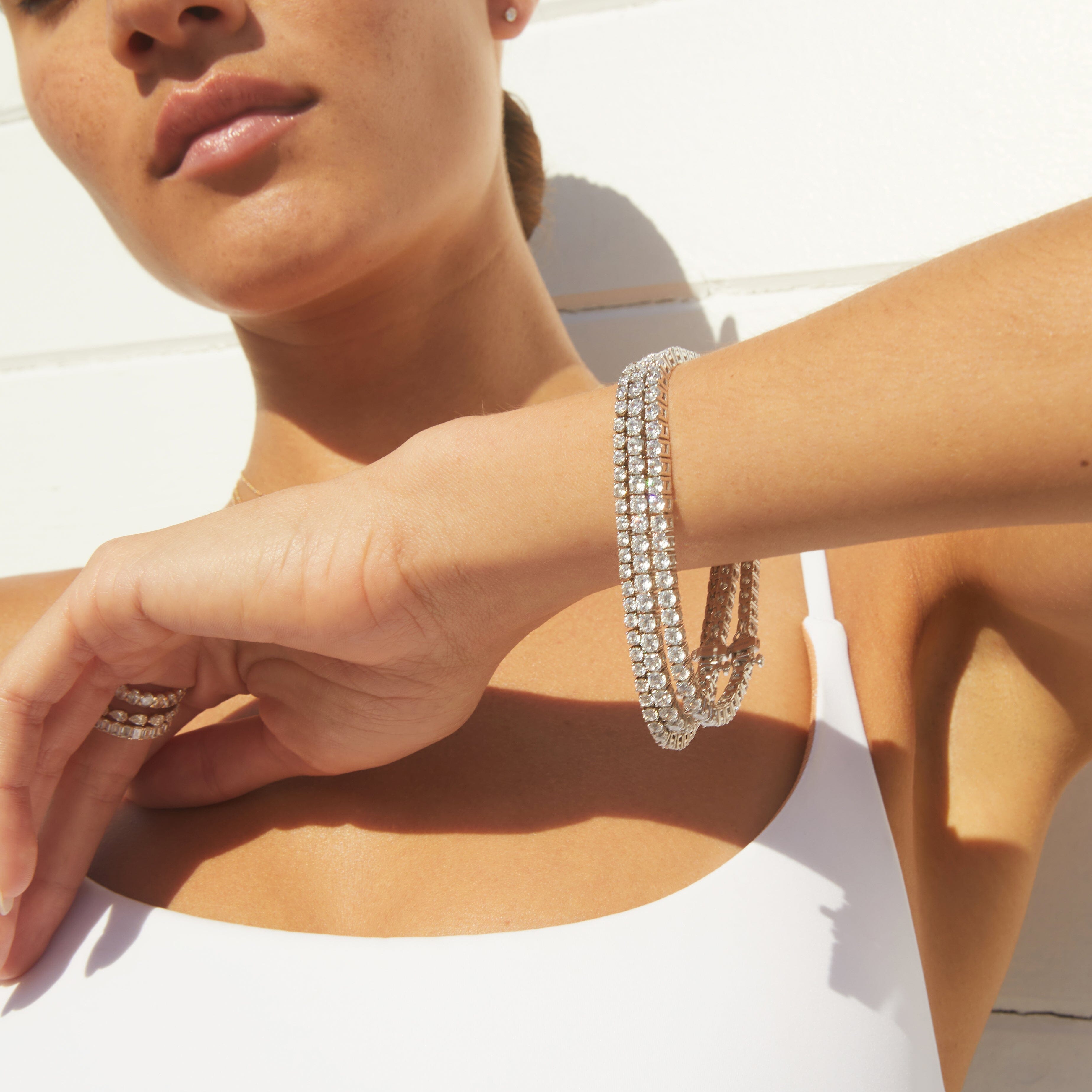 10ct Luxury Lab Grown Diamond Tennis Bracelet