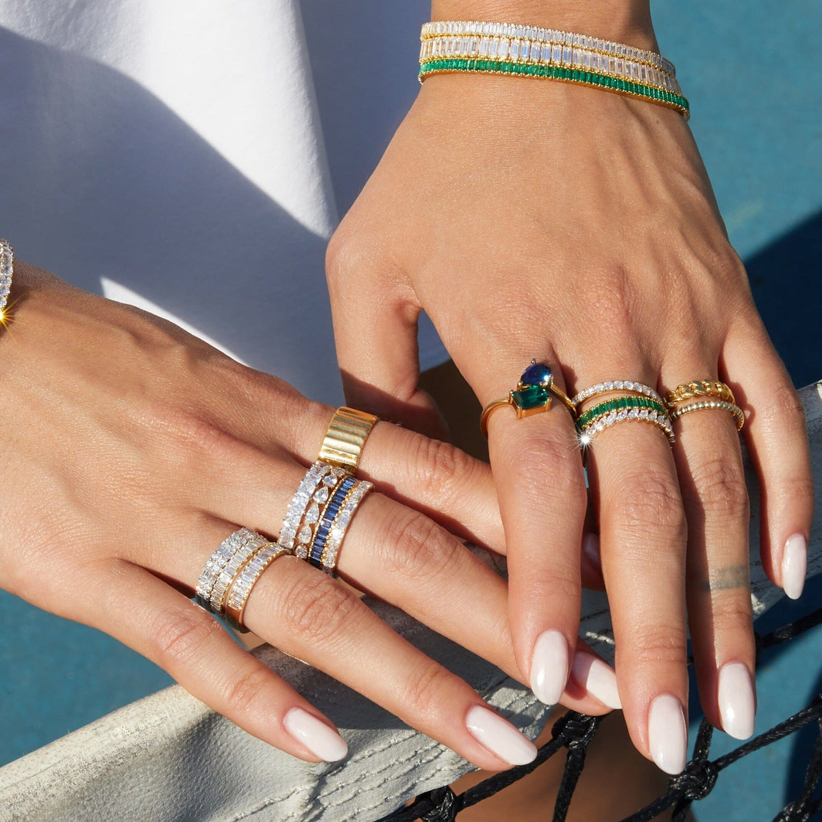 Round Lab Grown Diamond Eternity Ring