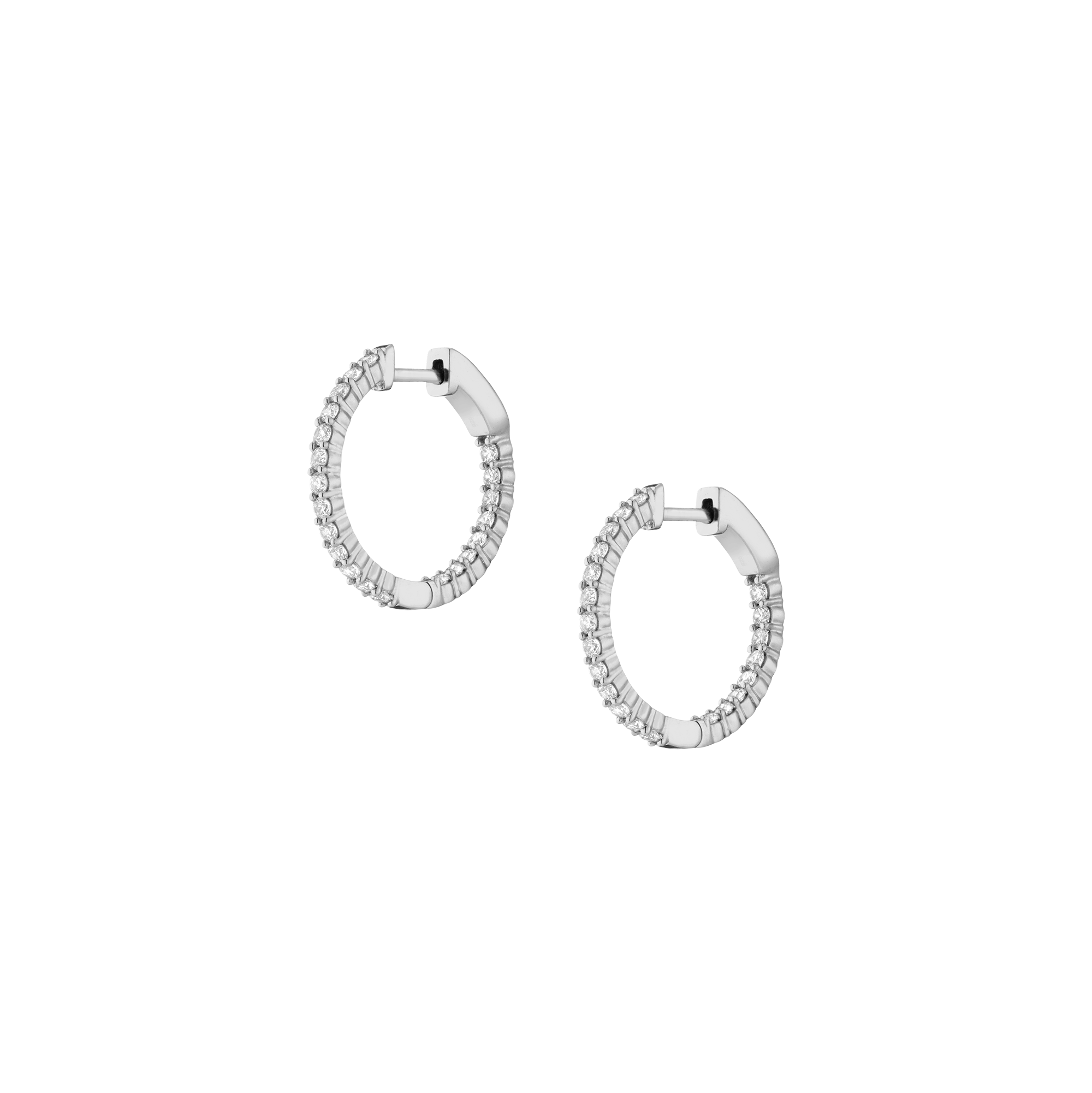 1ct Luxury Lab Grown Diamond Hoops