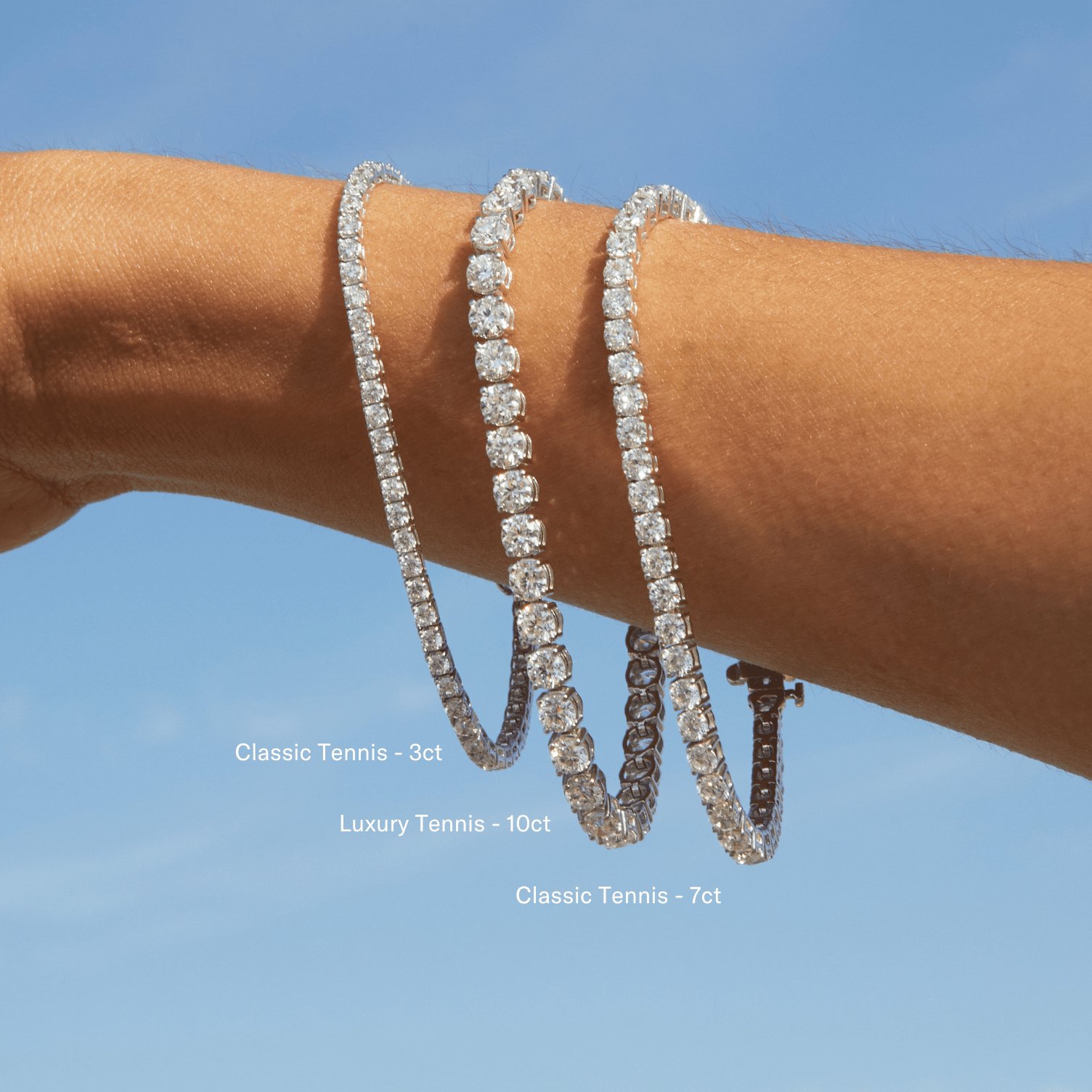 10ct Luxury Lab Grown Diamond Tennis Bracelet