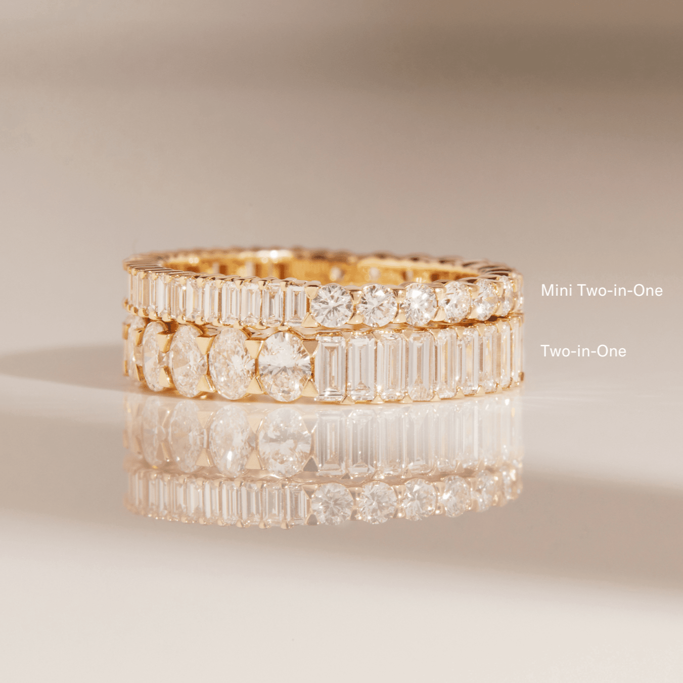 Mini Two-in-One Lab Grown Diamond Eternity Ring
