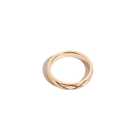 Mini Quilted Gold Ring