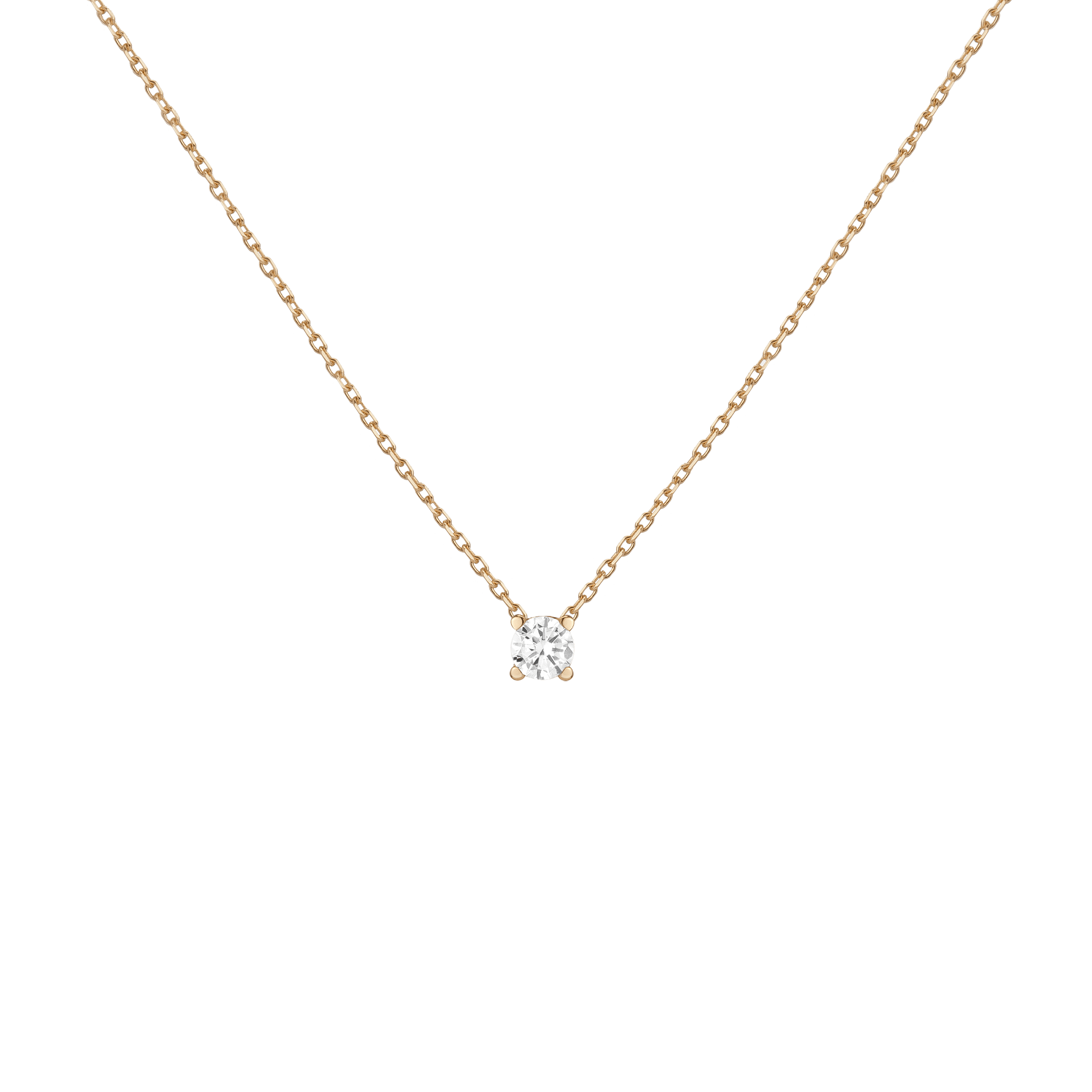 Lab Grown Diamond Solitaire Necklace