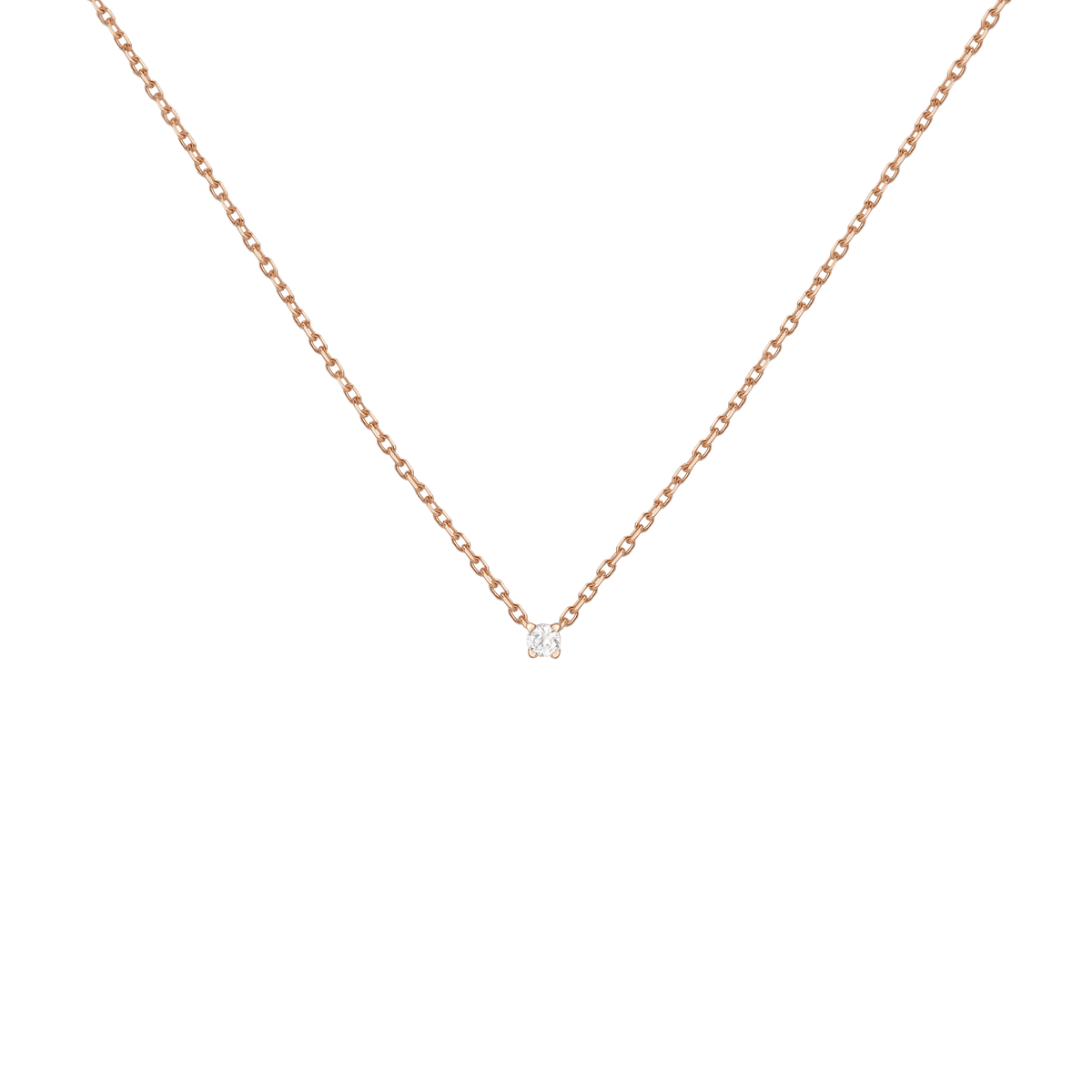 Lab Grown Diamond Solitaire Necklace