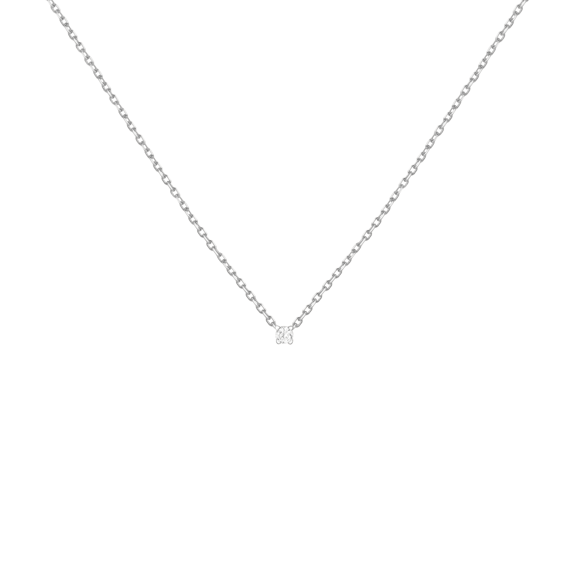 Lab Grown Diamond Solitaire Necklace