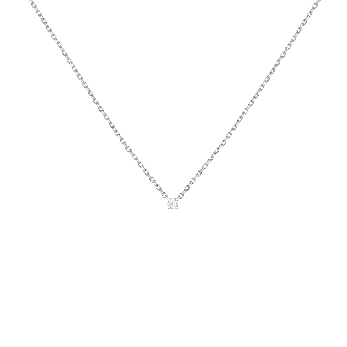 Lab Grown Diamond Solitaire Necklace