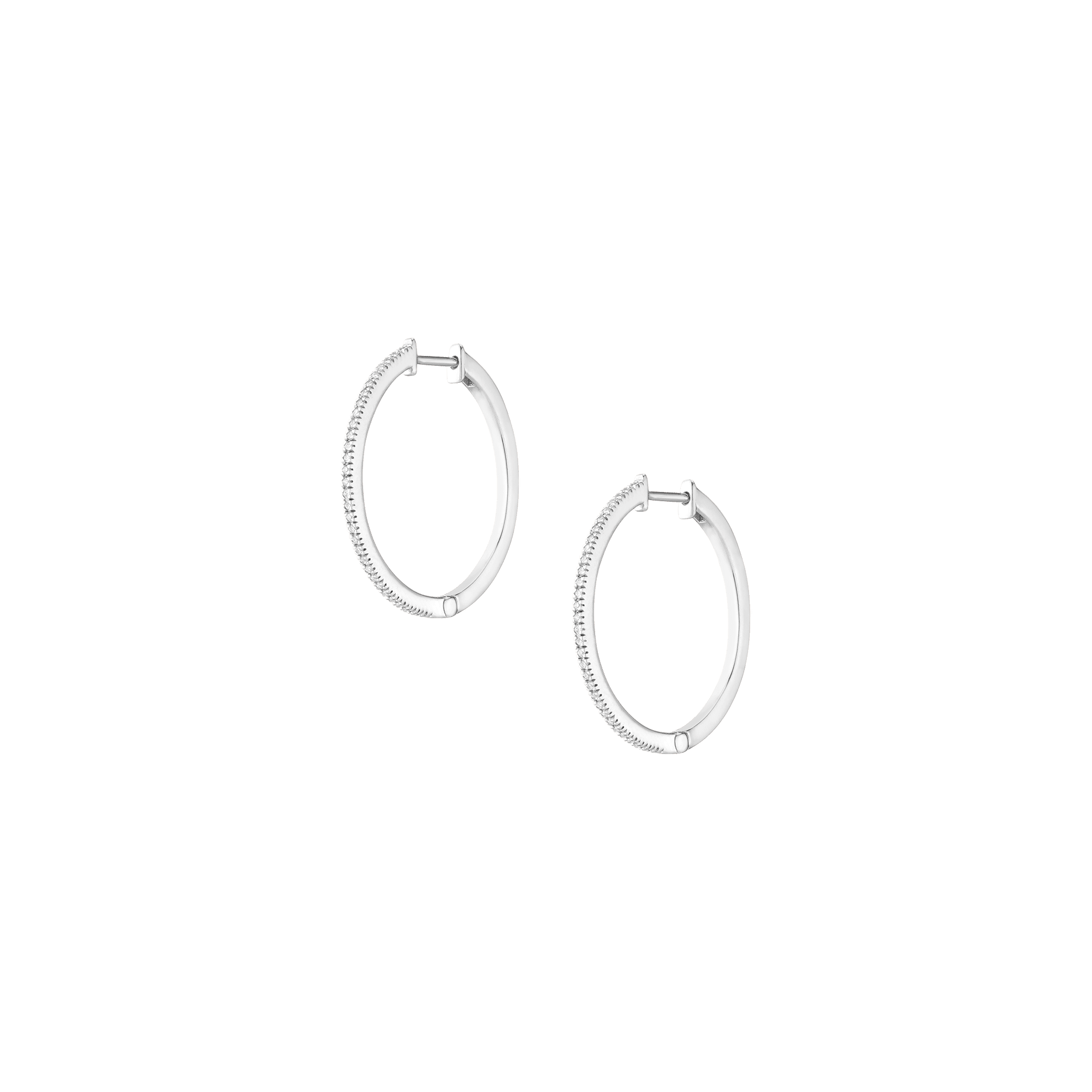 Lab Grown Diamond Hoop Earrings