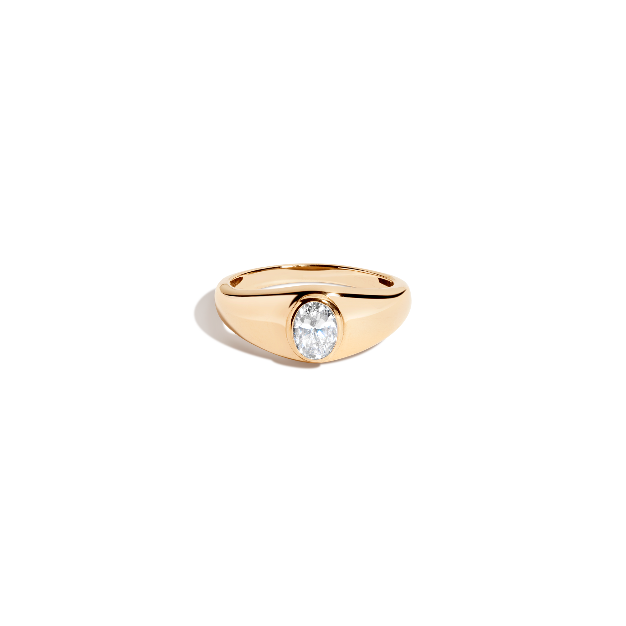 Chunky Lab Grown Diamond Oval Ring