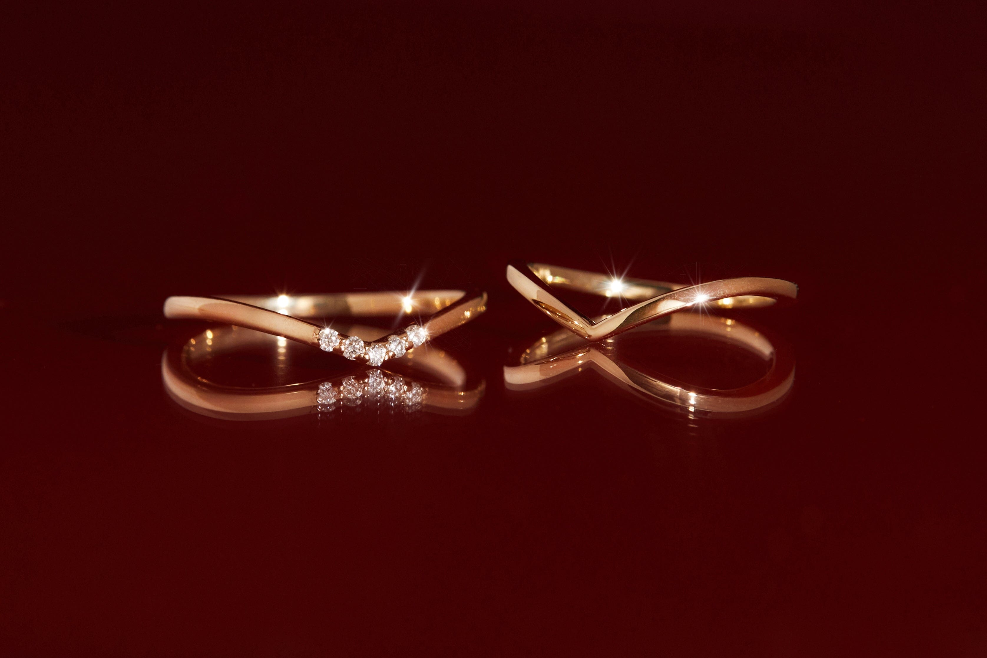 Brooklyn Bridge Ring in Yellow, Rose or White Gold