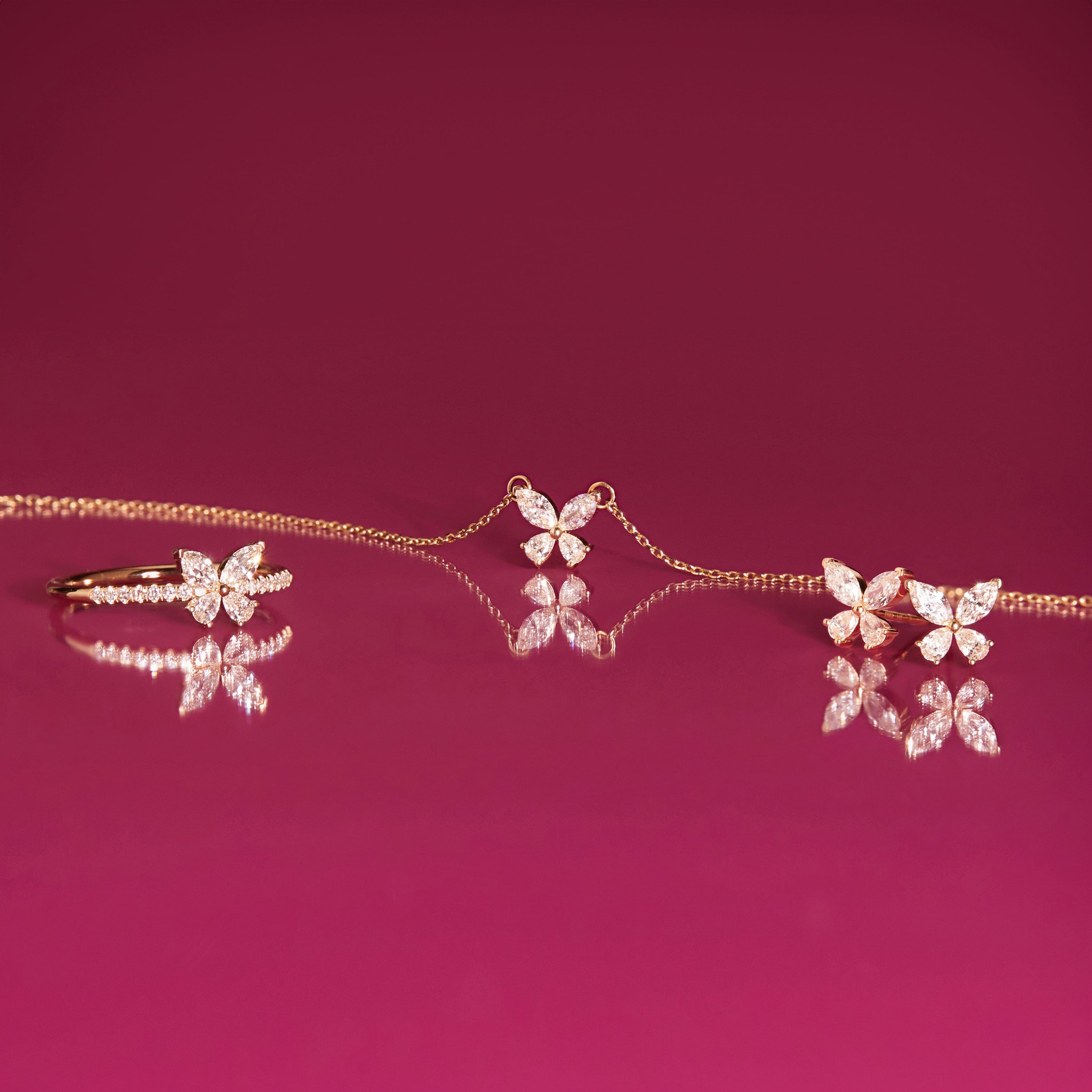 Lab Grown Diamond Butterfly Ring