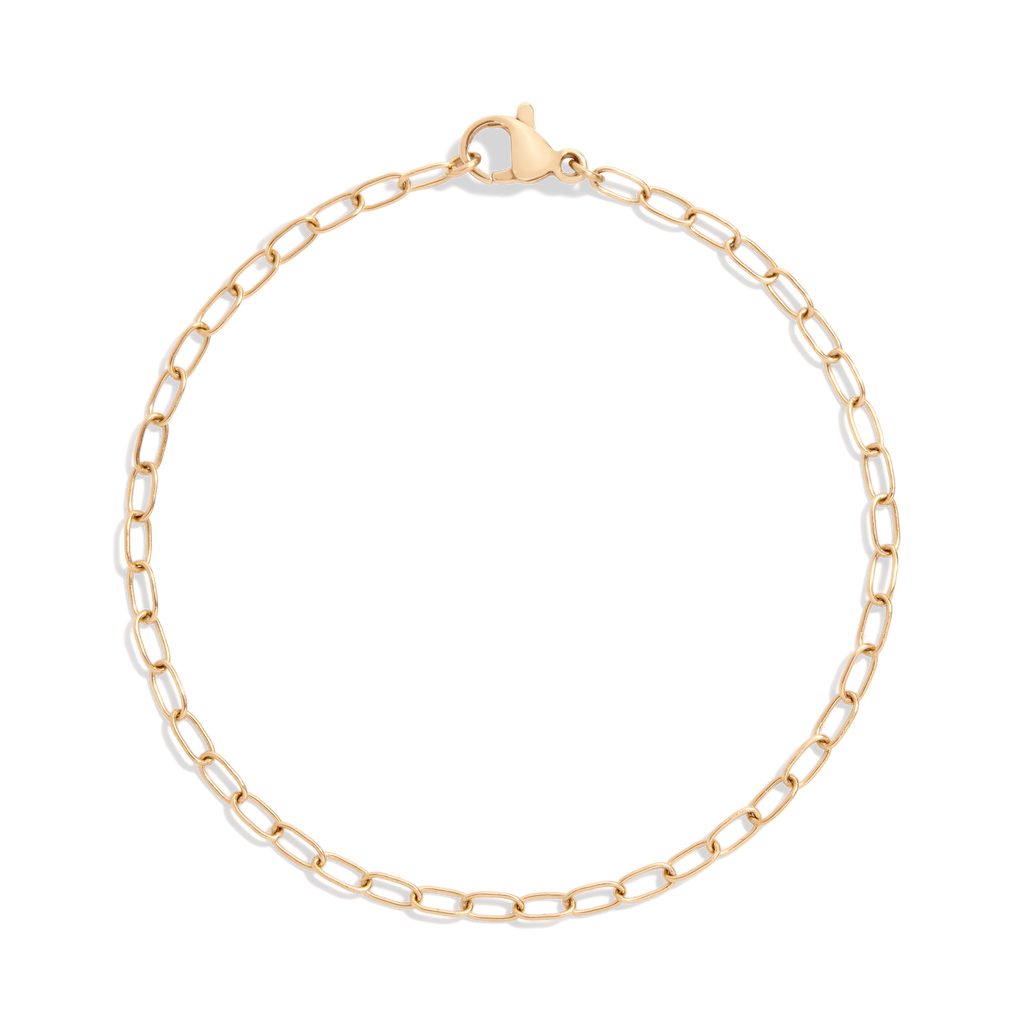 Unbreakable Mini Paperclip Chain Bracelet