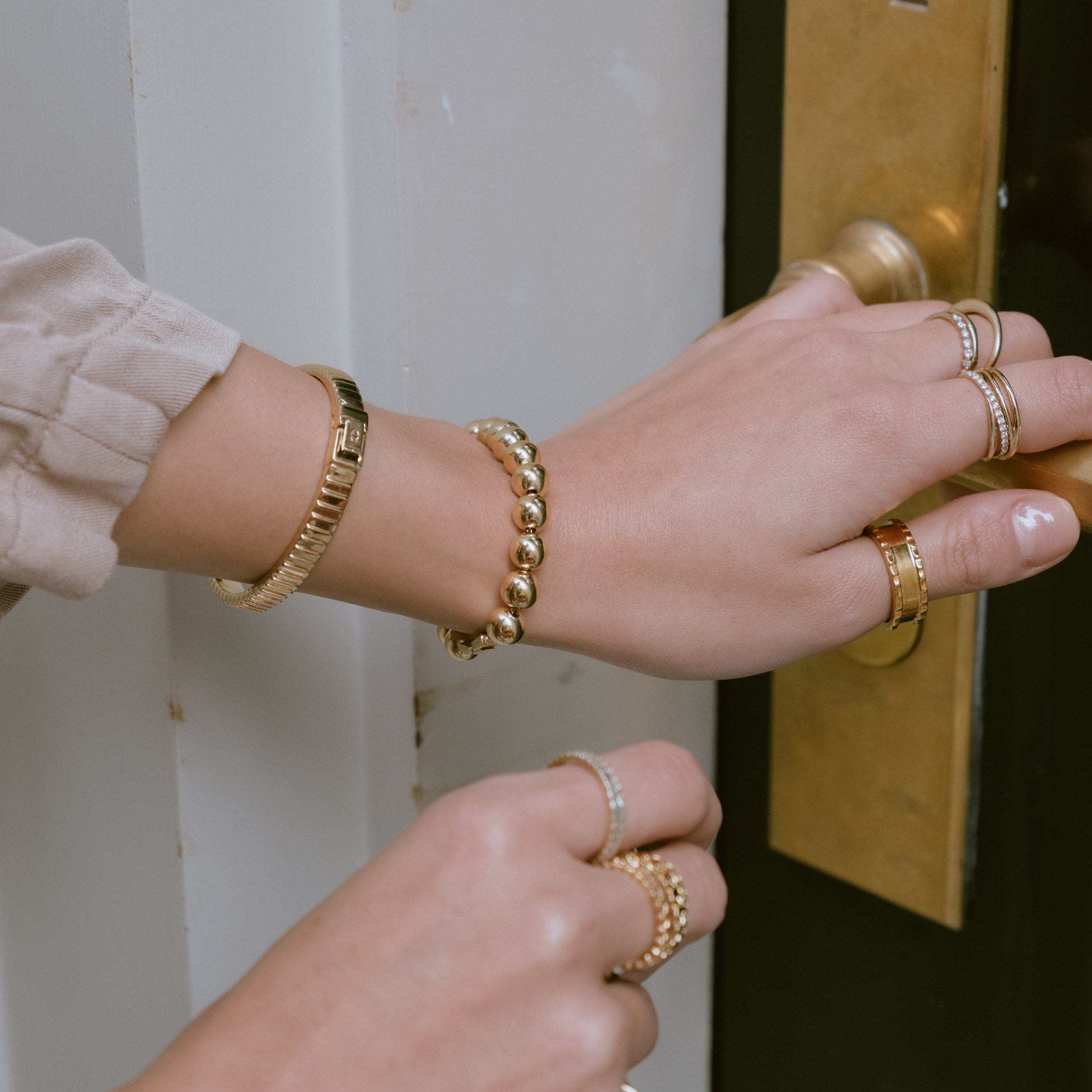 Gold Ball Bracelet