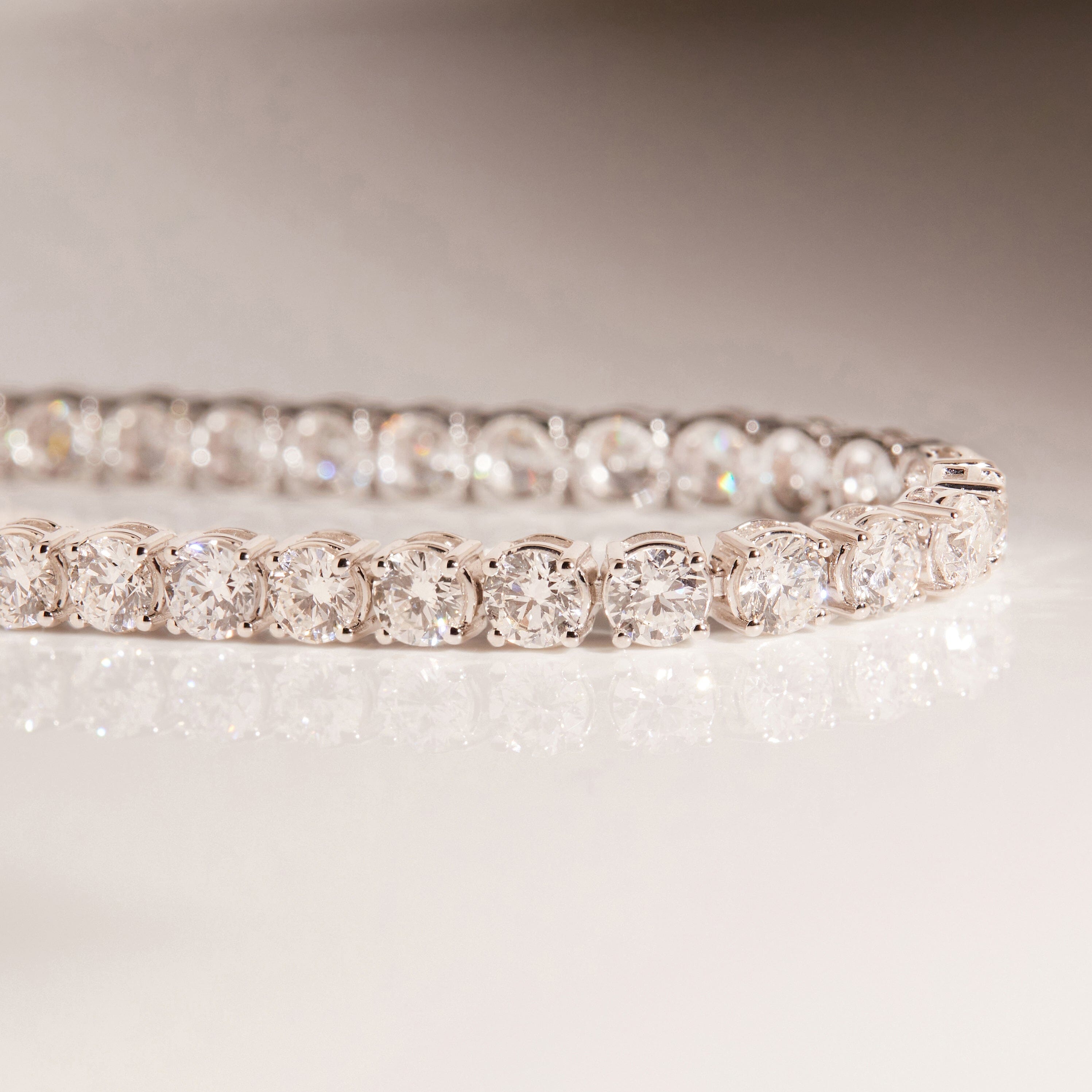 10ct Luxury Lab Grown Diamond Tennis Bracelet