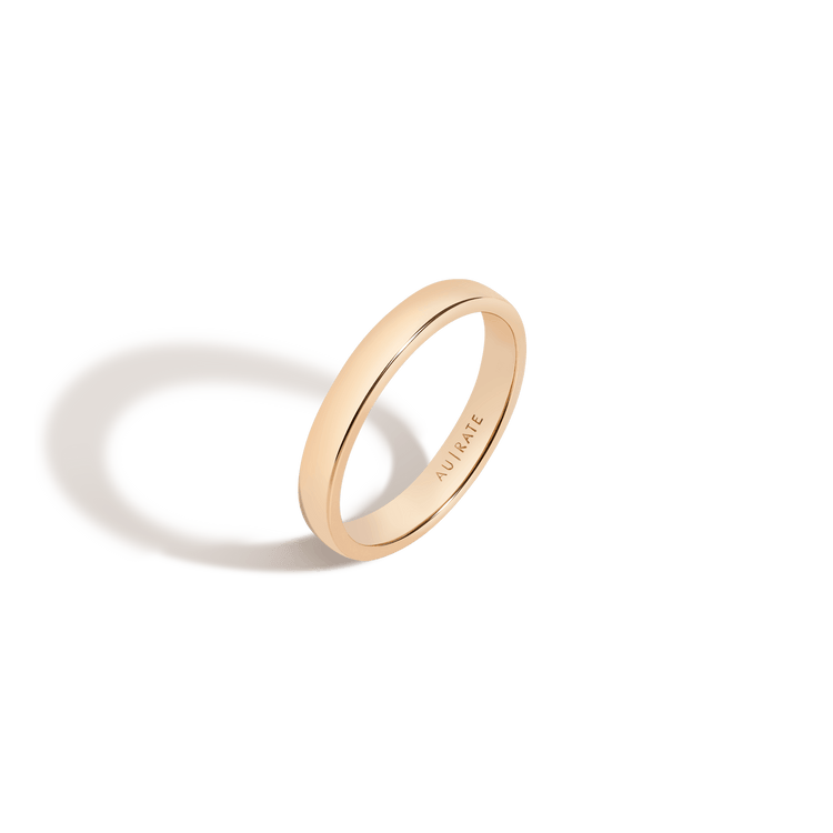 Edge Band in Yellow, Rose or White Gold