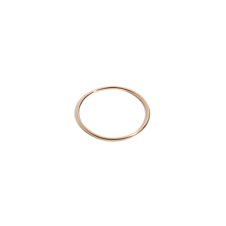 Gold Stackable Ring in Yellow, Rose or White Gold