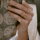 Open Link Ring in Yellow, Rose or White Gold