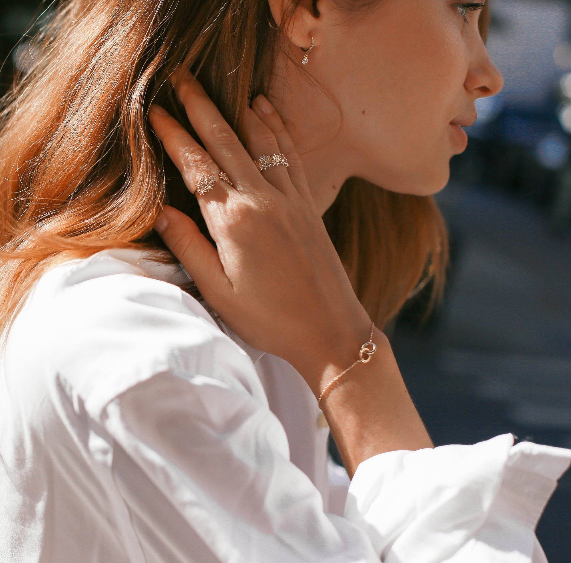 Connection Bracelet in Yellow, Rose or White Gold