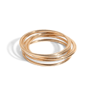 Gold Stackable Ring in Yellow, Rose or White Gold